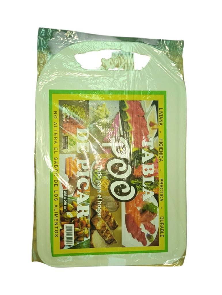 TABLA DE PICAR PLASTICA "POO" | Distribuidora San Miguel S.R.L