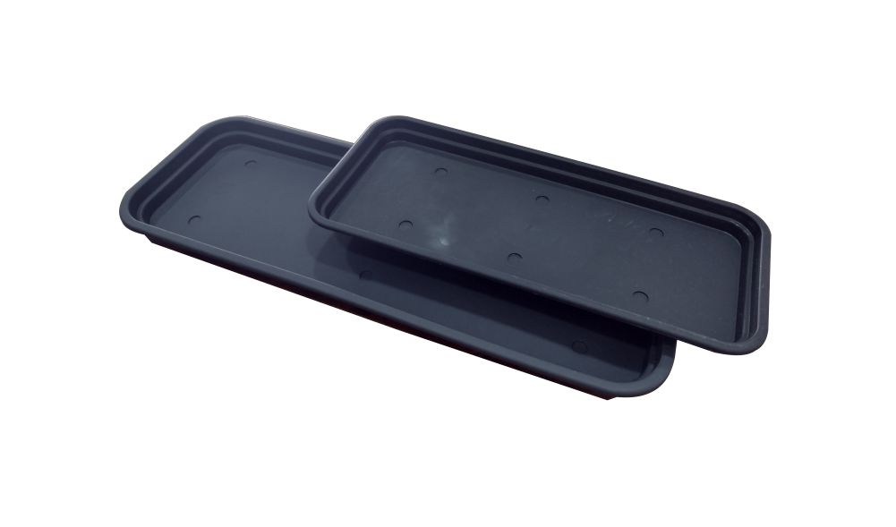 PLATO JARDINERA Nº35 GRIS AZABACHE | Distribuidora San Miguel S.R.L